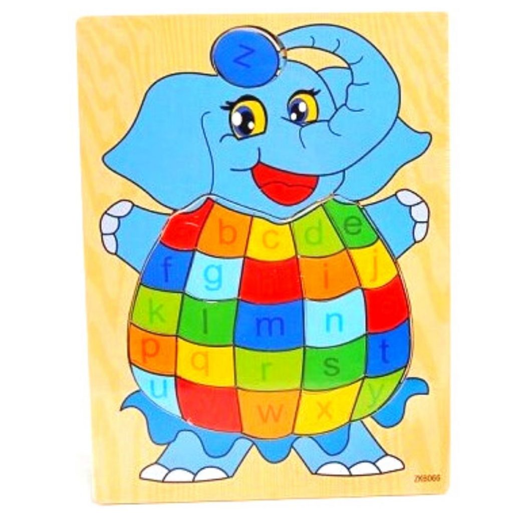 Rompecabezas Encajable Abecedario de Animales - Jugando Aprendemos