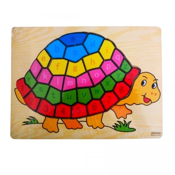 Rompecabezas Encajable Abecedario de Animales - Jugando Aprendemos