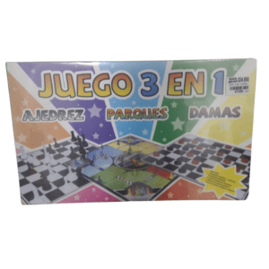 Juegos de Mesa 3 en 1 - Jugando Aprendemos