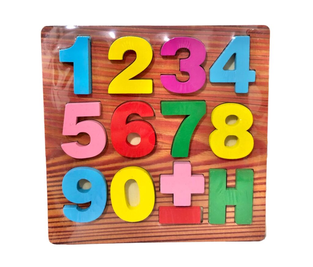 Tabla de Madera Números Pequeños - Jugando Aprendemos