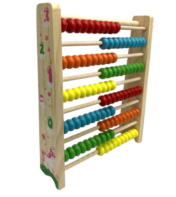 Ábaco de Madera en Caja - Jugando Aprendemos