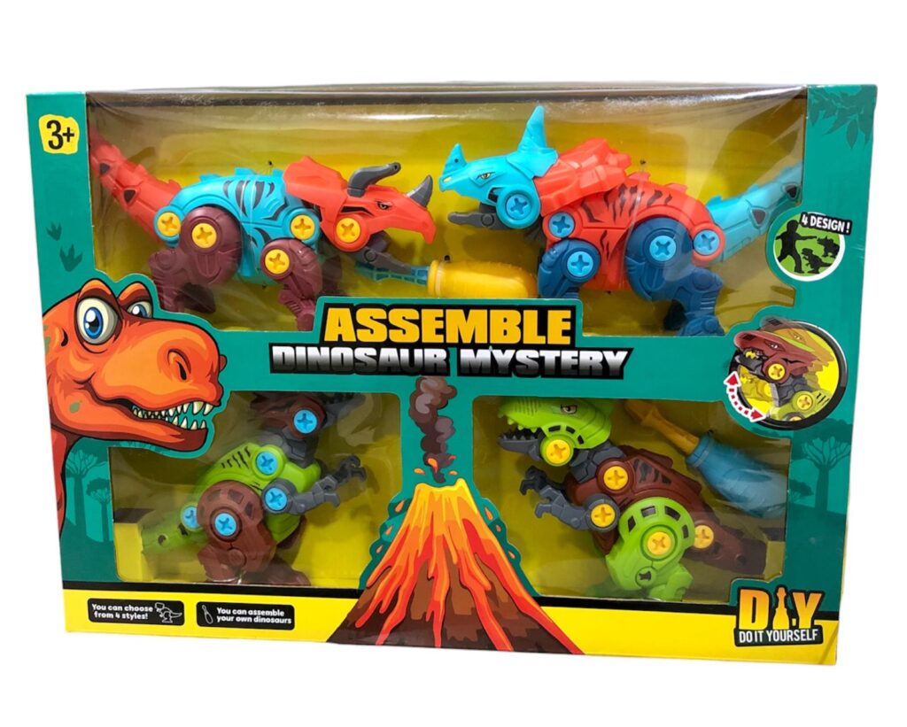 Set de Dinosaurios x4 - Jugando Aprendemos